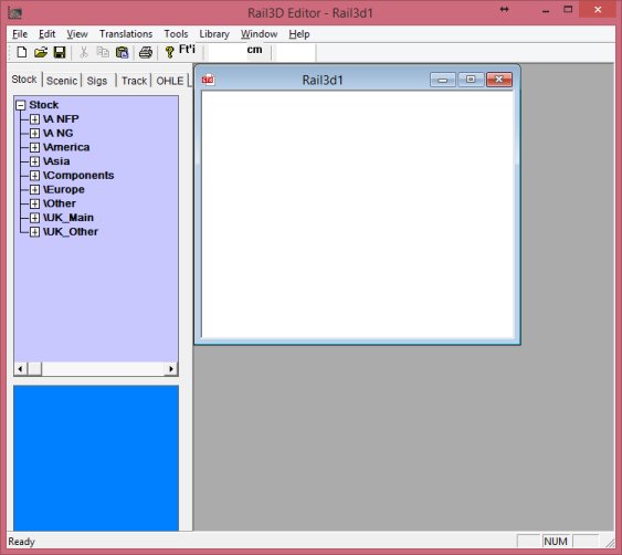 Rail3D - docs/tutorials - Introduction to the Editor